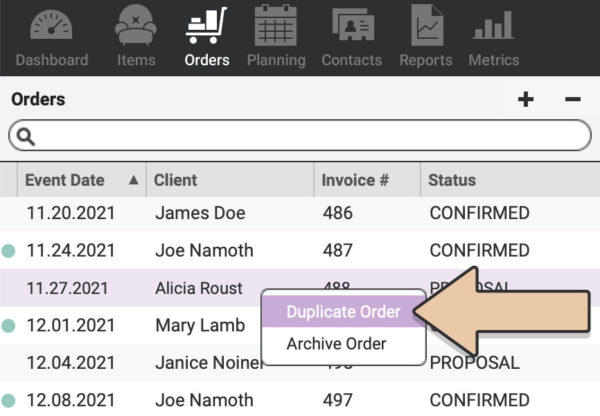 Duplicate Orders - RW Elephant