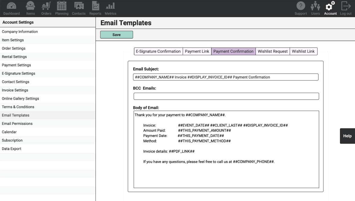 Payment Confirmation Email Template RW Elephant