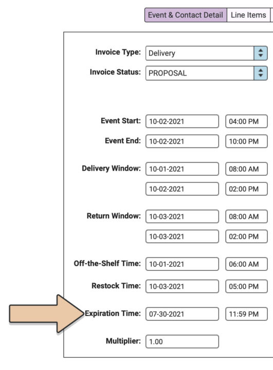Proposal Expiration Dates - RW Elephant